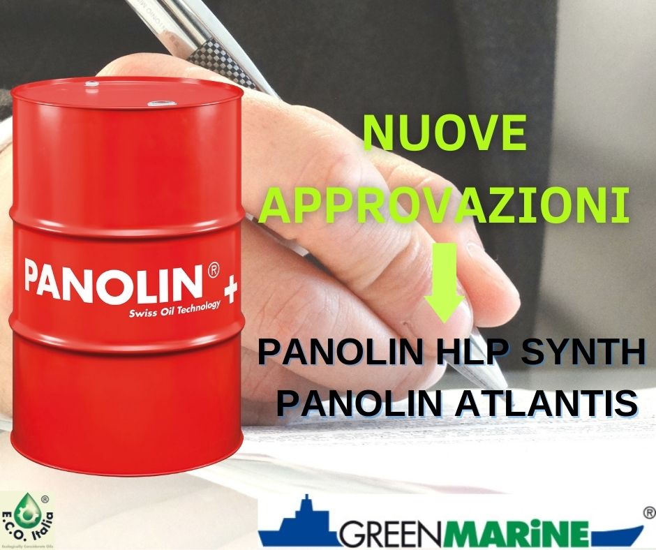 NUOVE APPROVAZIONI PANOLIN